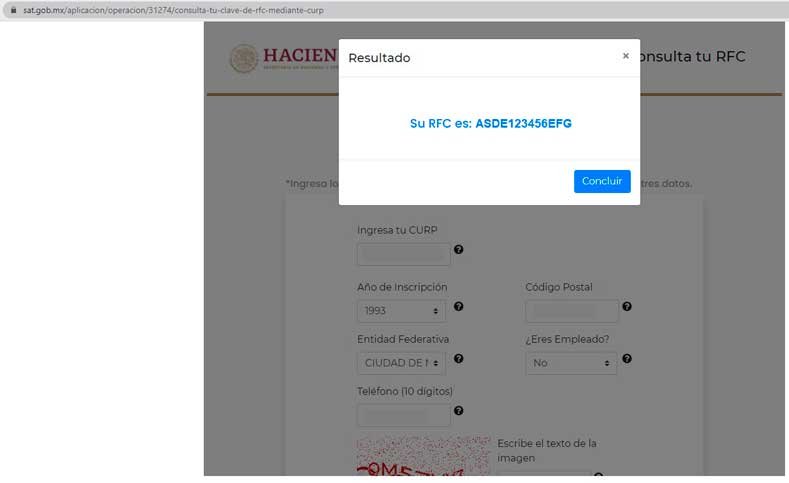 Consulta tu RFC con homoclave. Consultar RFC gratis 2022 | ALU
